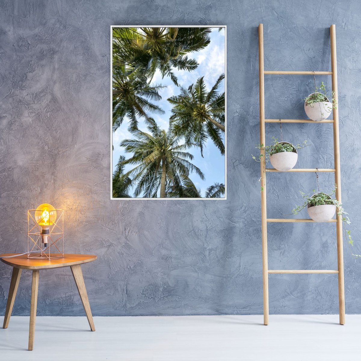 Quadro Coqueiros Vista De Baixo